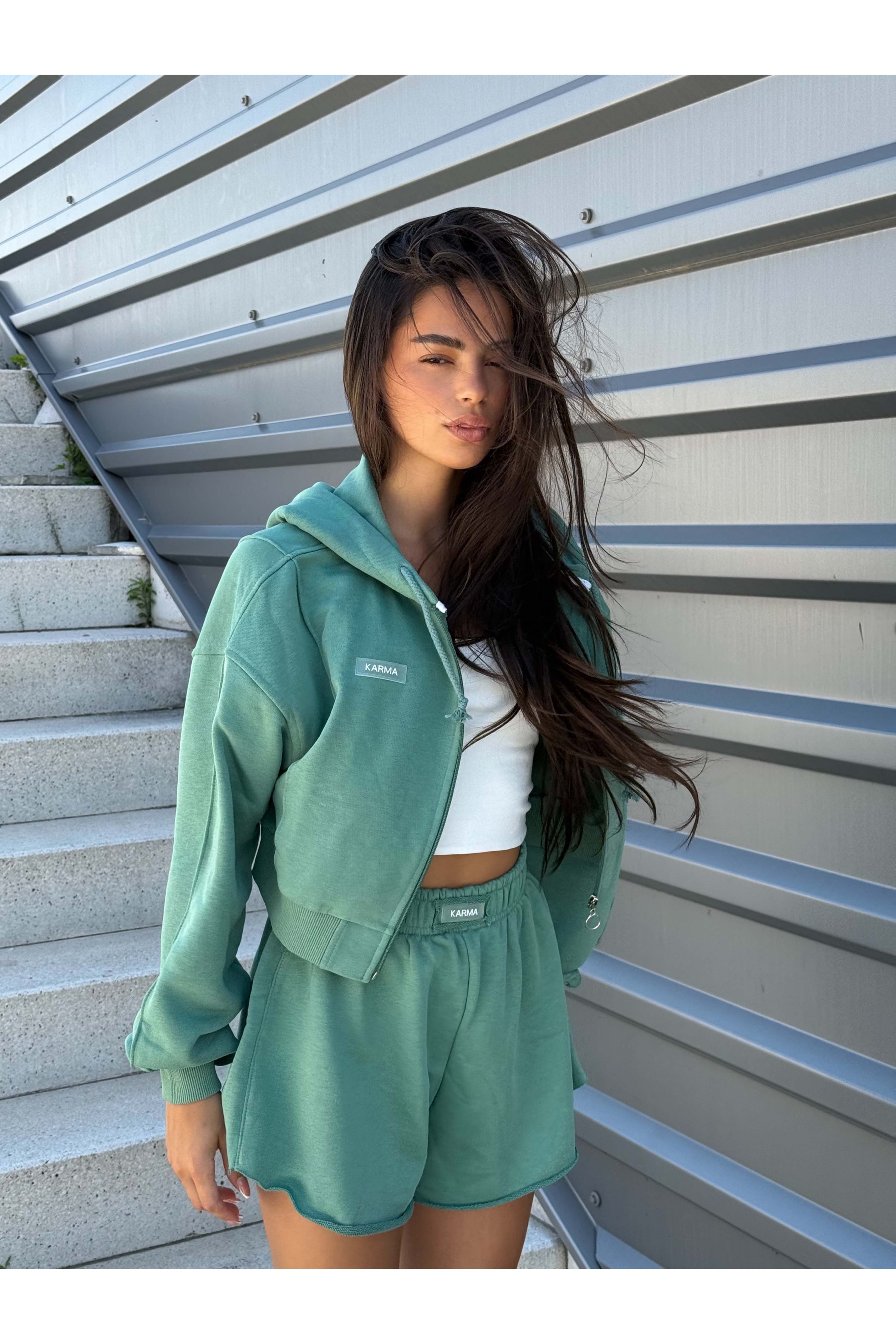 Сет PINTEREST Inspired / Serene Green – дамски комплект от 3 части в ...